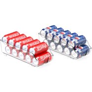 2 Pack SimpleHouseware - Stackable Beverage Can Dispenser, Chrome ...