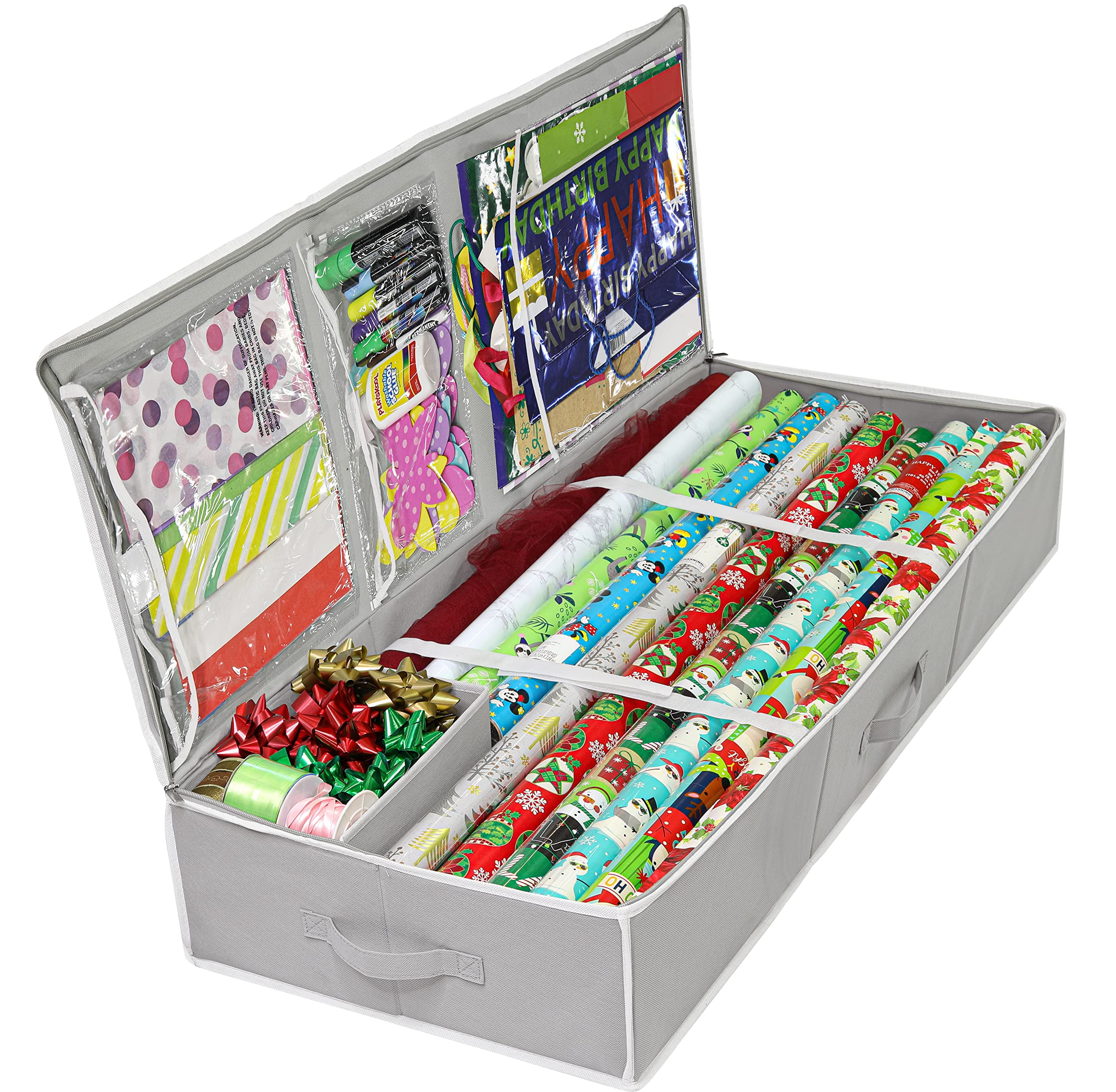 Simple Houseware Wrapping Paper Storage Container C49 - Walmart.com