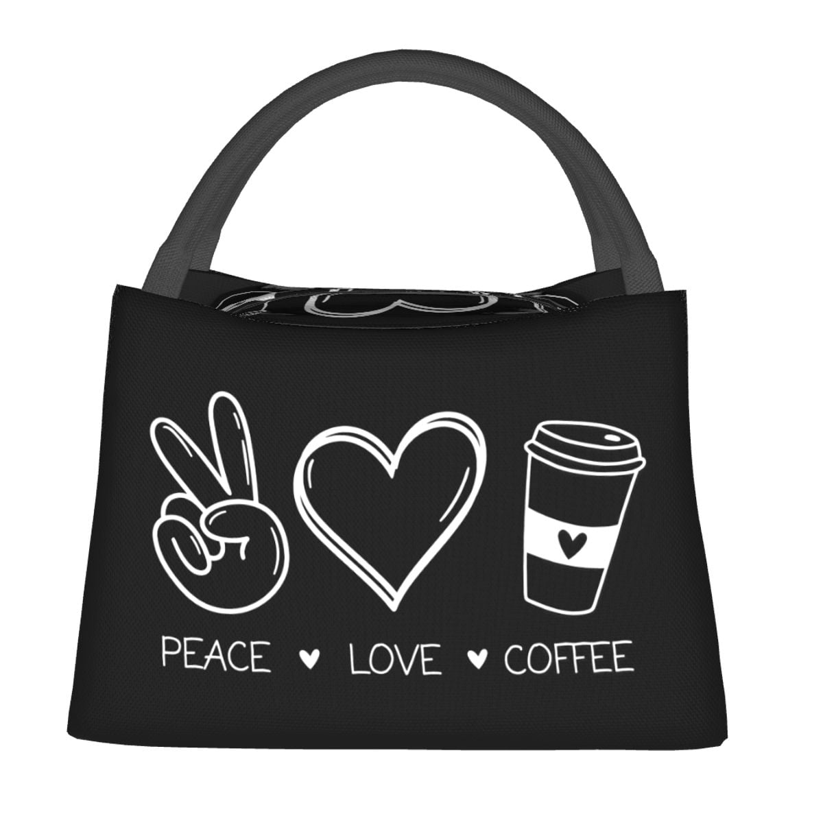 Simple Illustration Lunch Bag Graffiti Office Lunch Box For Fun Print ...