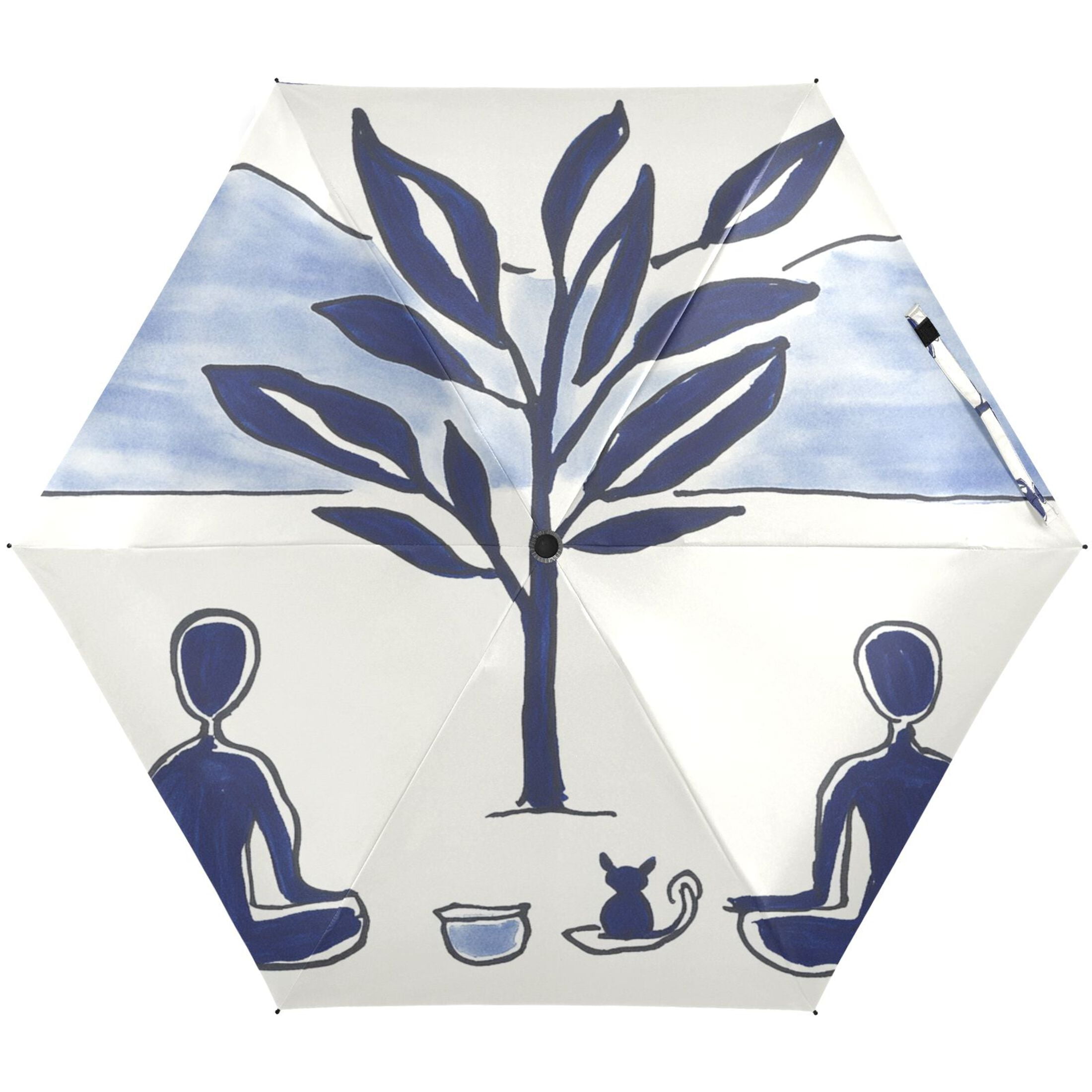 Simple Illustration Picnic Umbrellas for Sun Auto Open Close UV50 ...