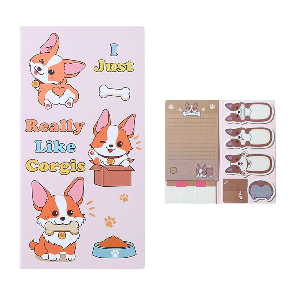Simple Index Tabs Adhesive Stickier Pad Cartoon Animal Stickier Note ...