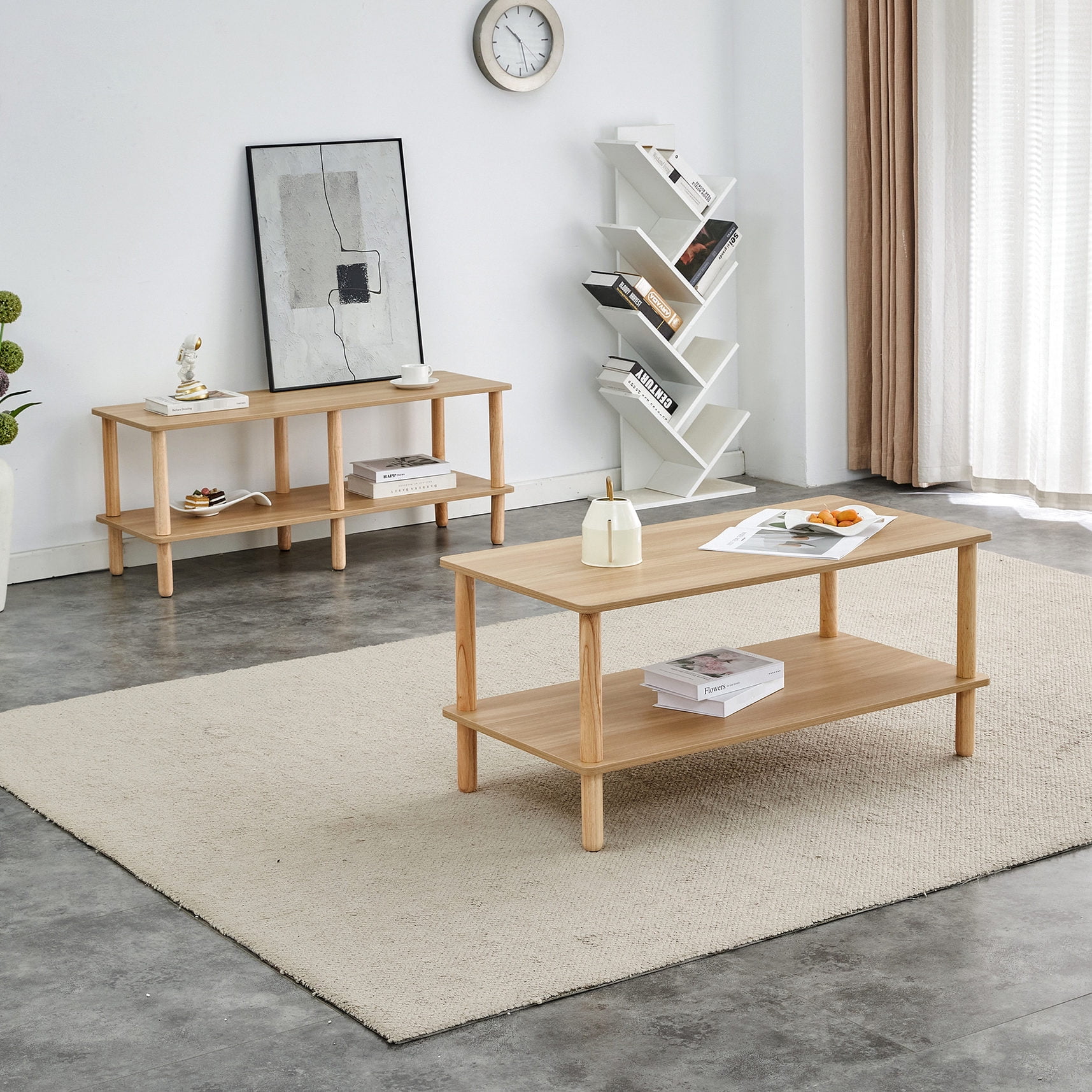 Simple Industrial Design, Elegant and Versatile / Two-Tier Open Storage ...