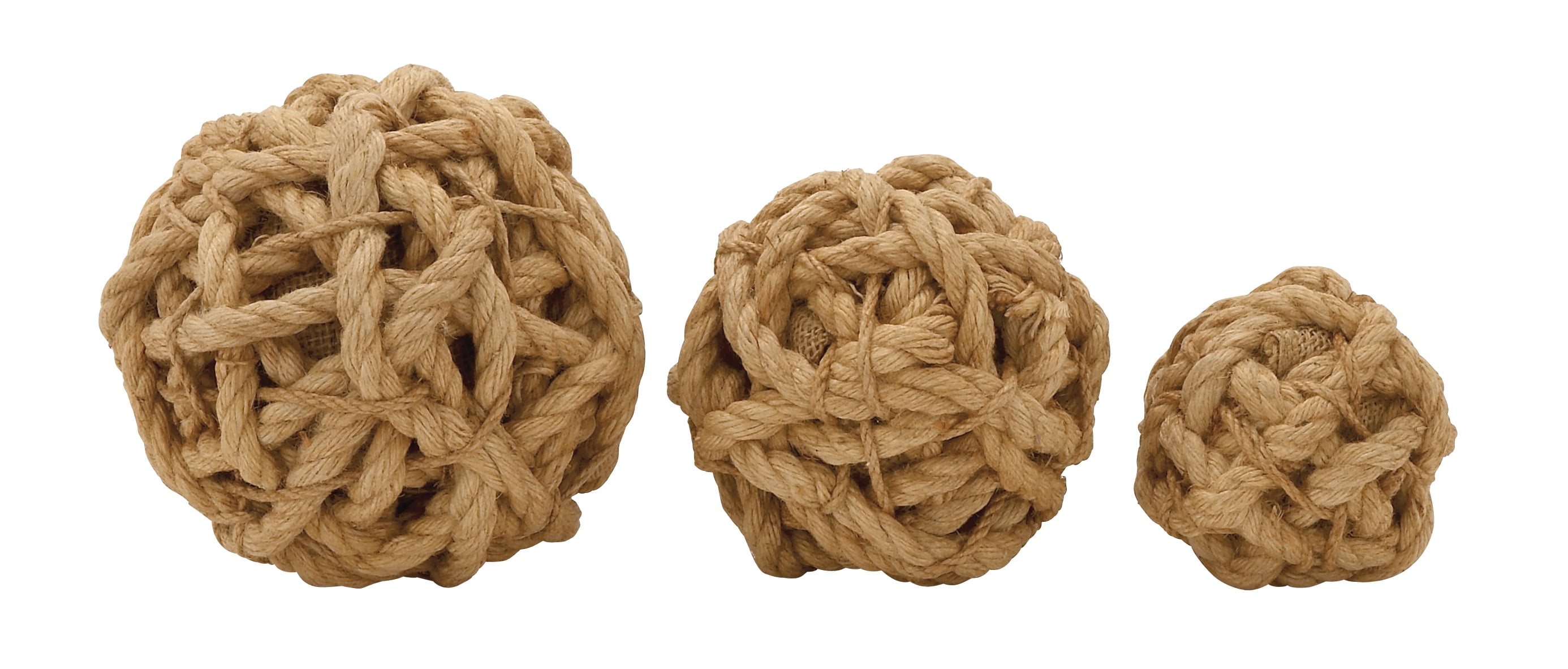 Simple Jute Ball Set Of 3 - Walmart.com