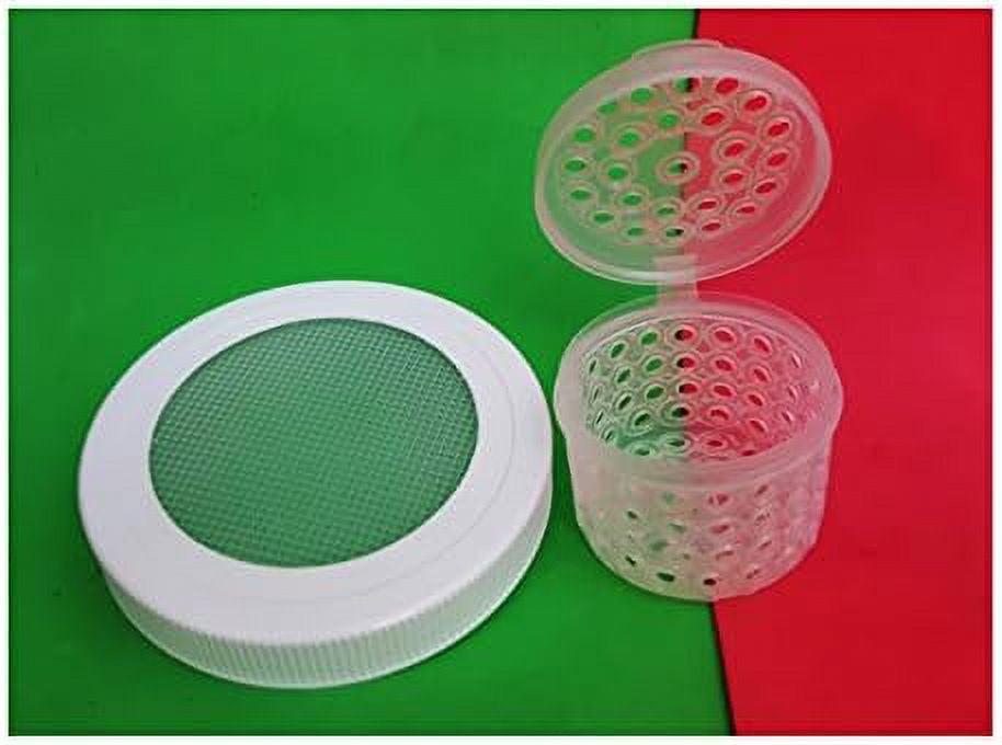 Simple Kefir Making Set - Wide Mouth Lid with Mesh & Container for ...