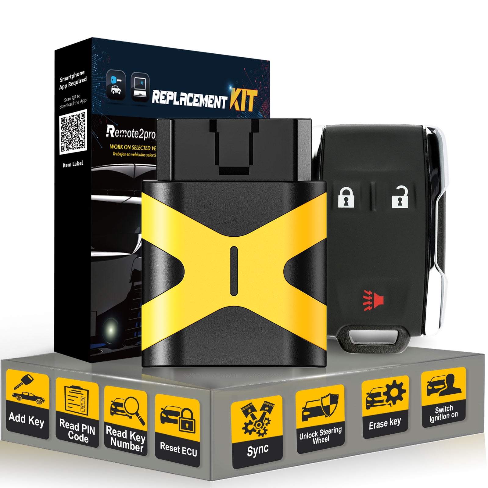 Simple Key DIY Car Key Programmer and Keyless Entry Remote Replacement ...