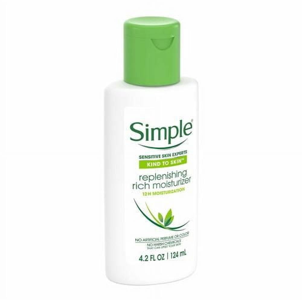 Simple Kind To Skin Replenishing Rich Moisturizer, 4.2 Fl Oz (124 Ml ...