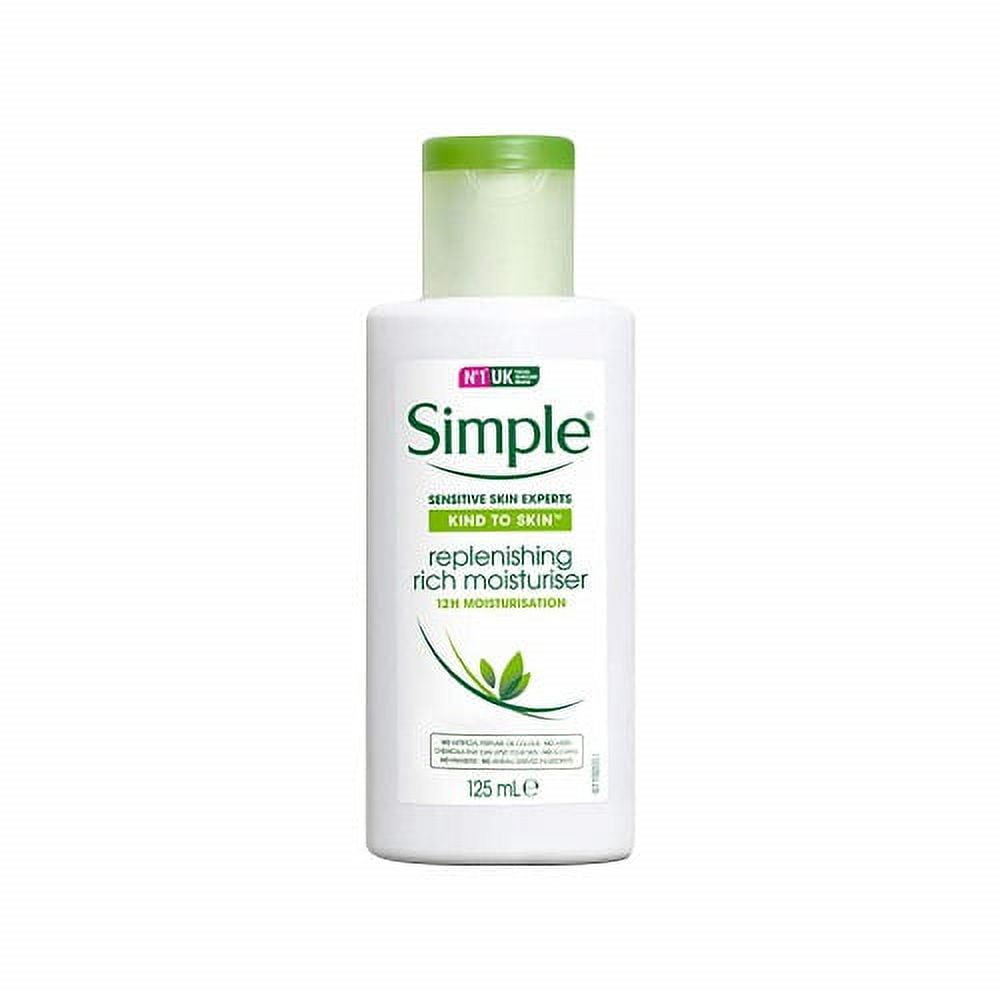 Simple Kind To Skin Replenishing Rich Moisturizer, 4.2 fl oz/125 ml ...