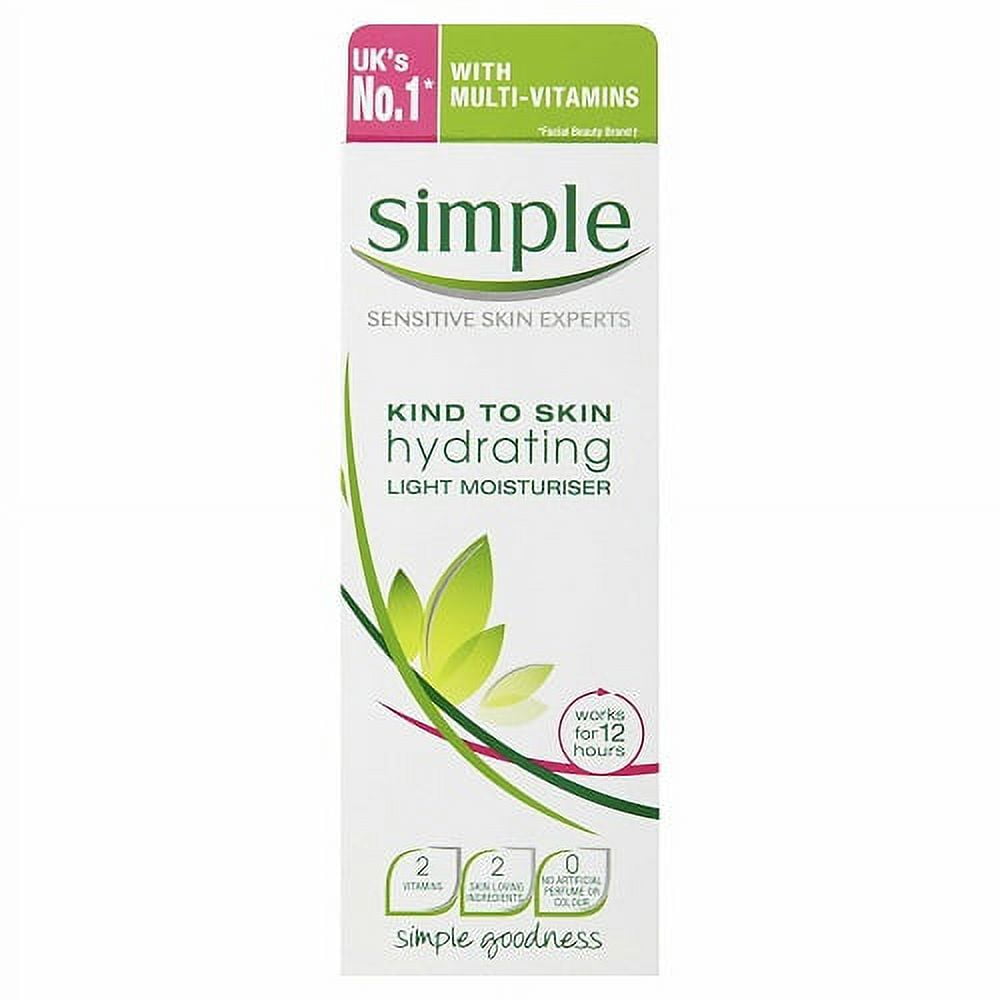 Simple Hydrating Light Moisturiser 125ml for Sensitive Skin ...