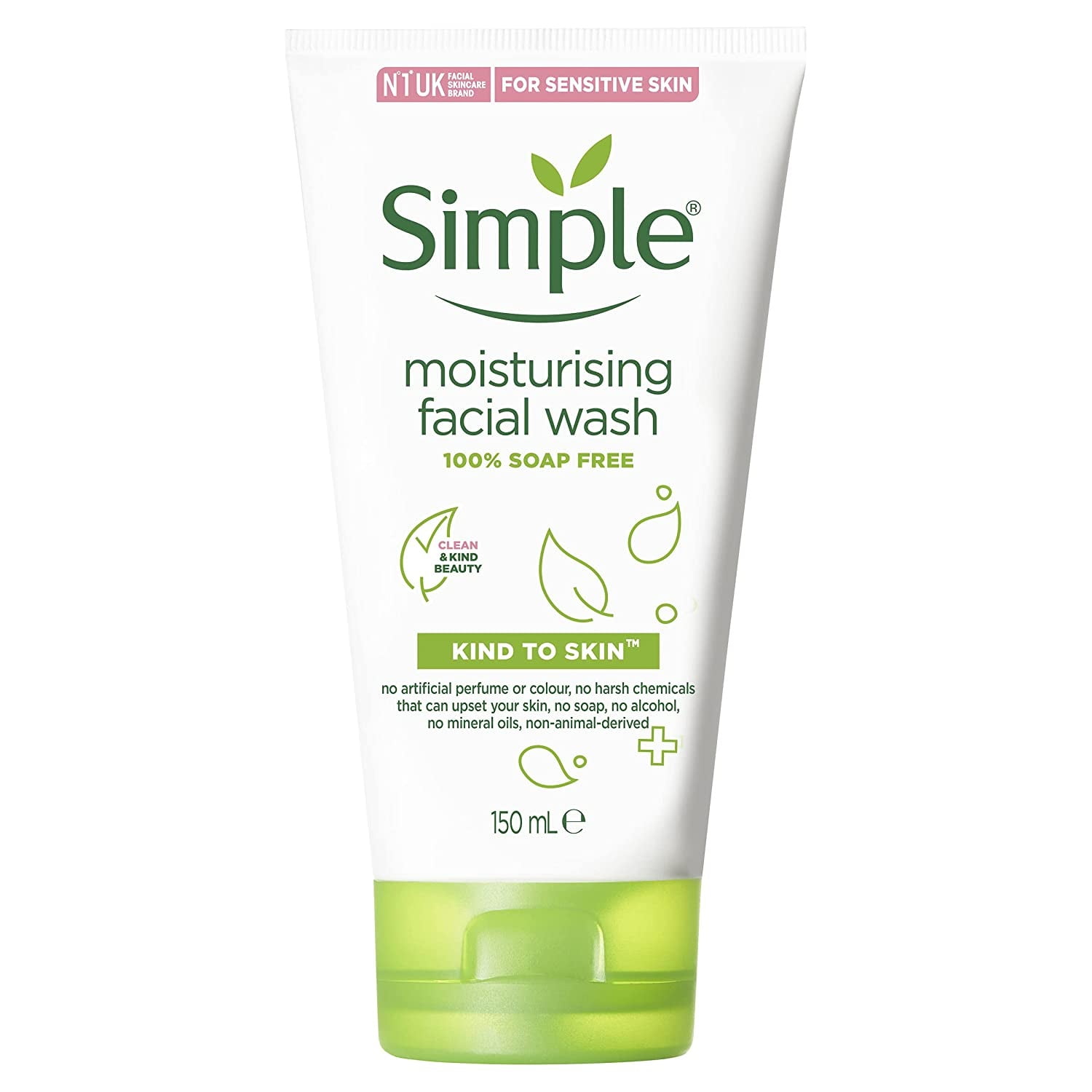 Simple Kind to Skin Moisturizing Facial Wash, Hydrating Face Cleanser ...