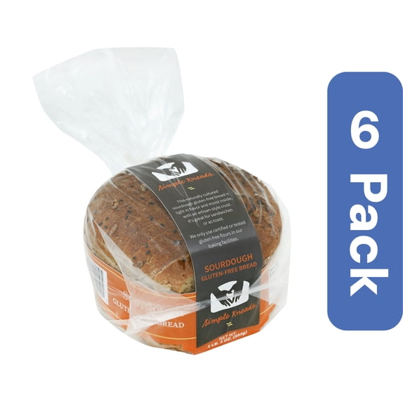 Simple Kneads Bread Sourdough (Pack of 6) - Walmart.com