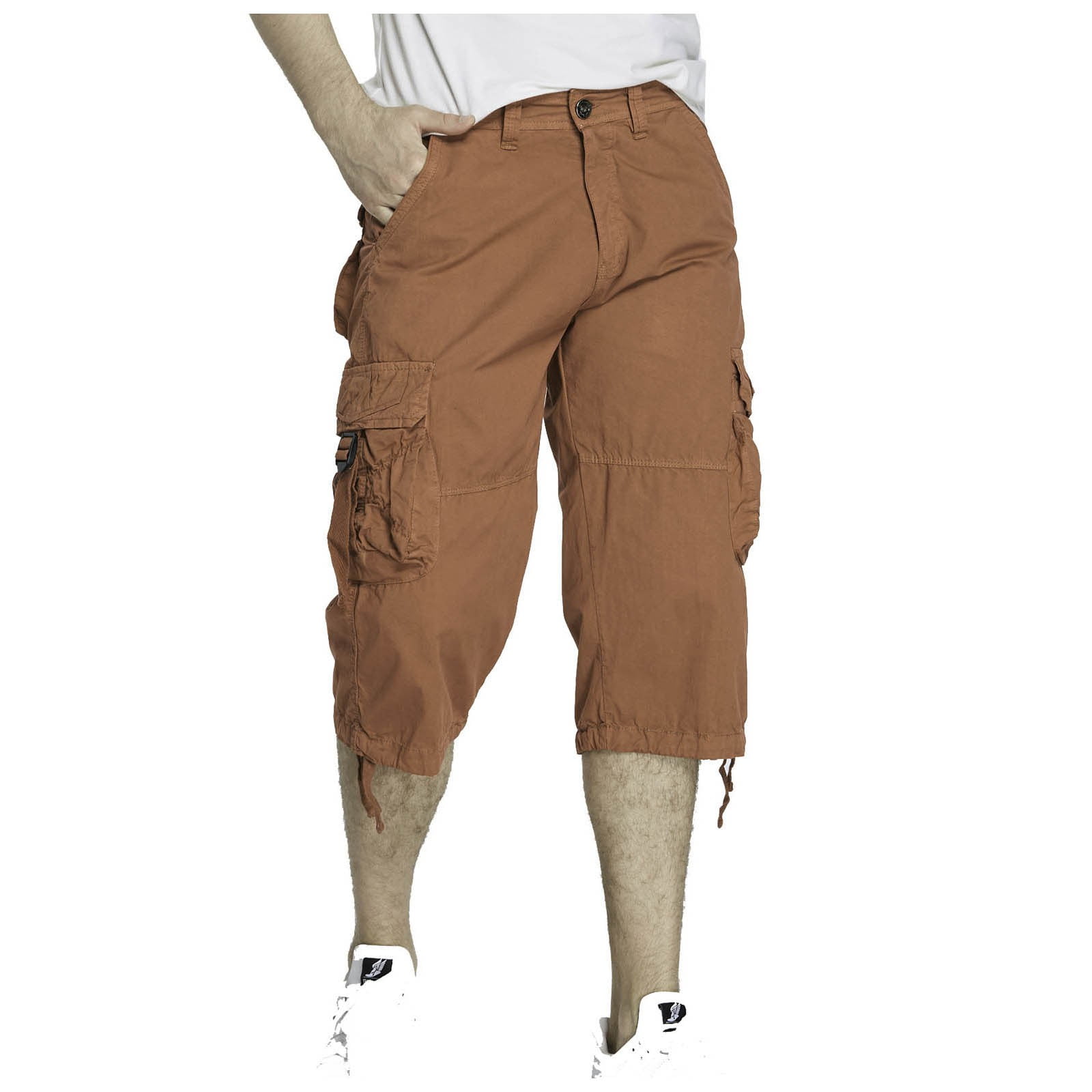Simple L Mens S Cargo 7 Minute Pants Multi Pocket Loose Slacks ...