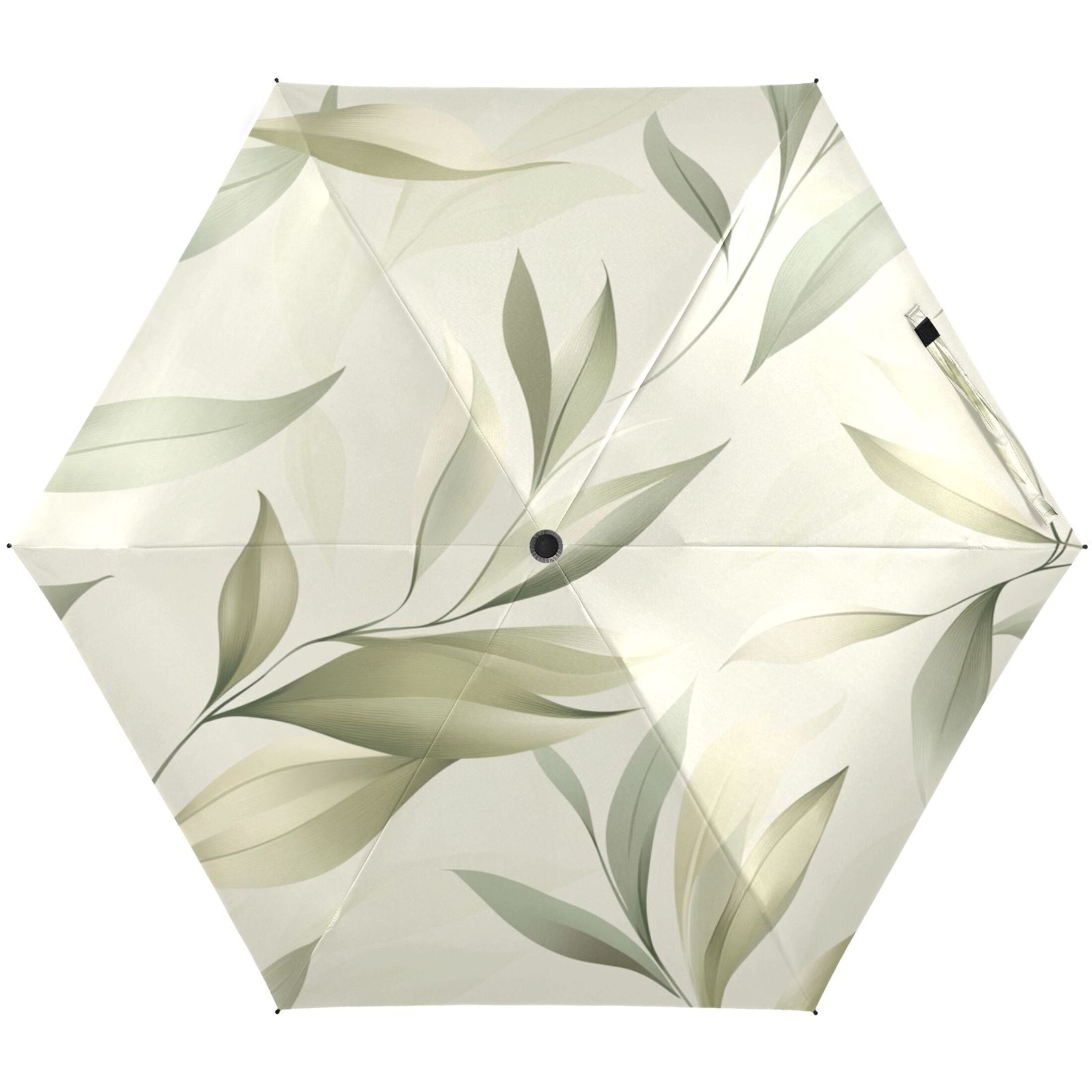 Simple Leaves Pattern Umbrellas for Sun Auto Open Close UV50 ...
