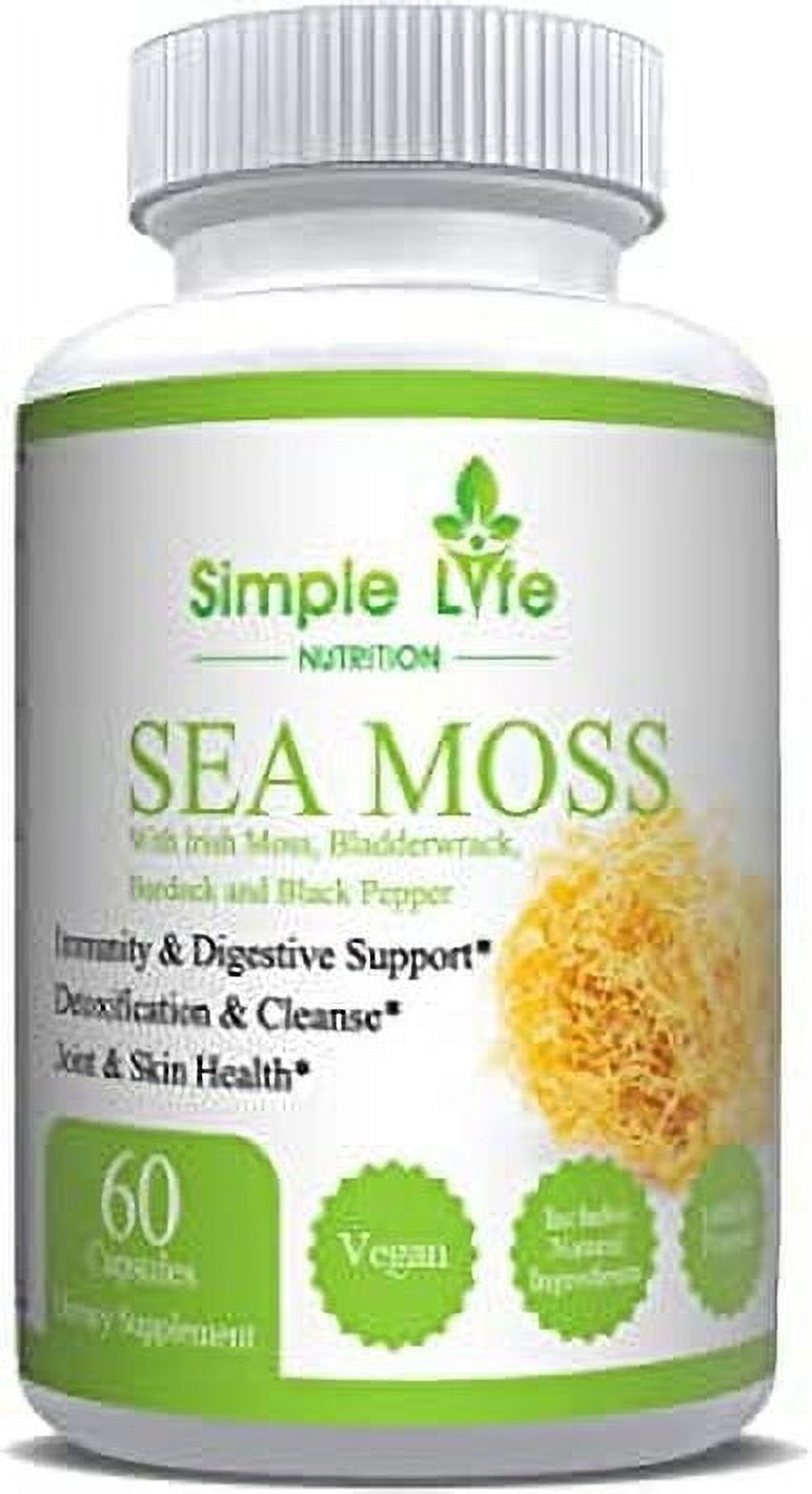 High-Quality Organic Irish Sea Moss Capsules for Immunity Boost ...