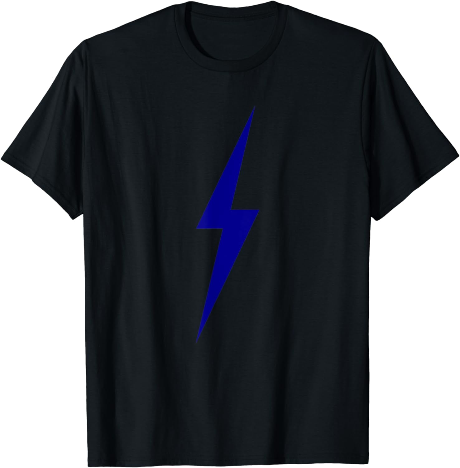 Simple Lightning Bolt in Blue T-Shirt - Walmart.com