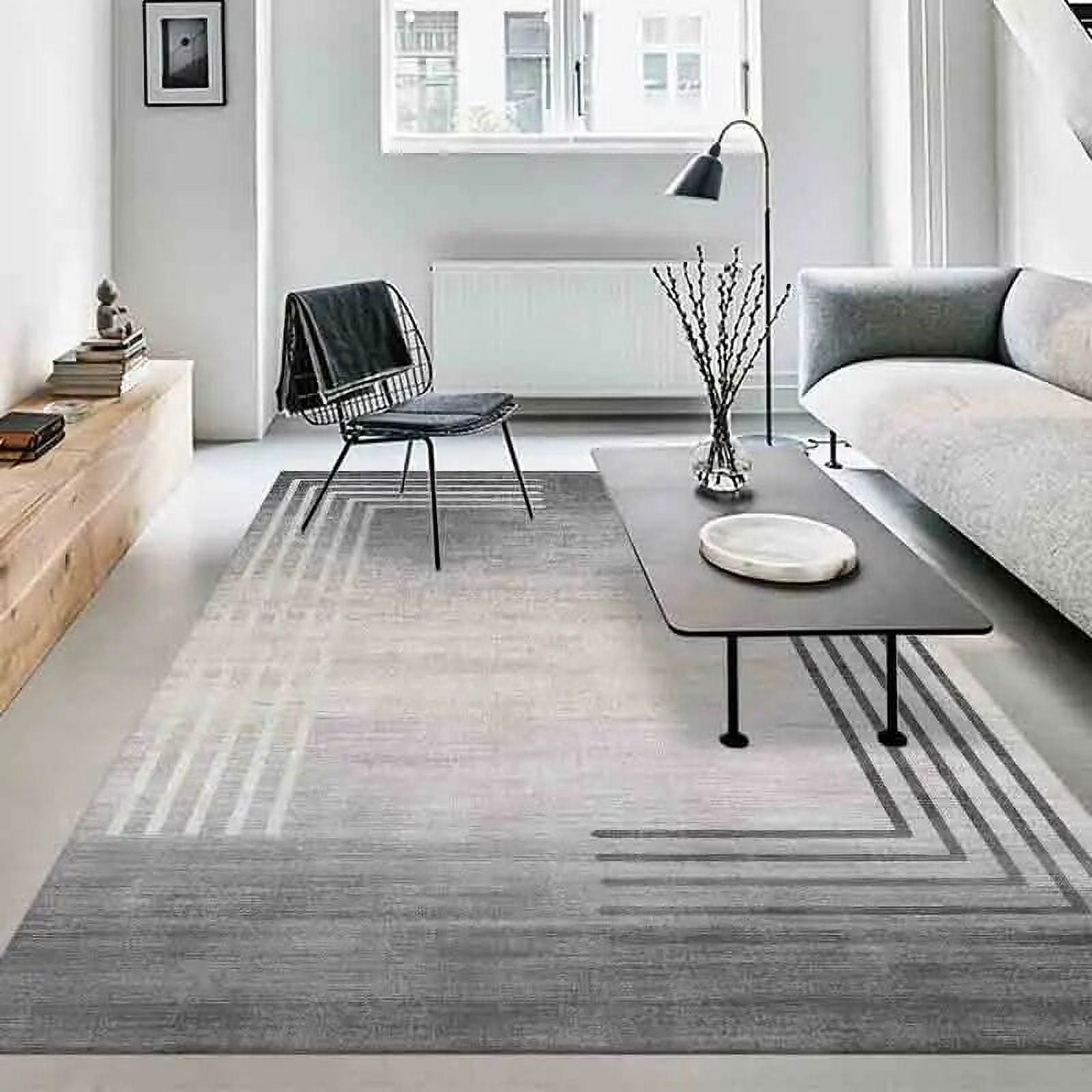 Simple Lines Light Luxury Carpets for Home Living Room ration Teenager ...