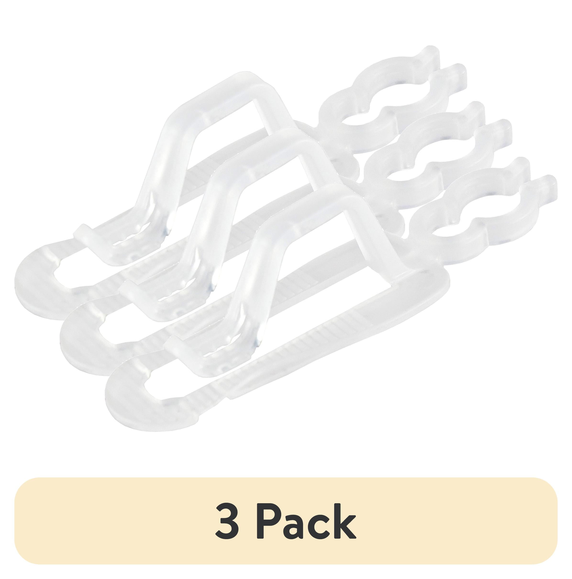 (3 pack) Simple Living Solution's Universal Light Clips, 100 Ct., Plastic Clips for Holiday ...