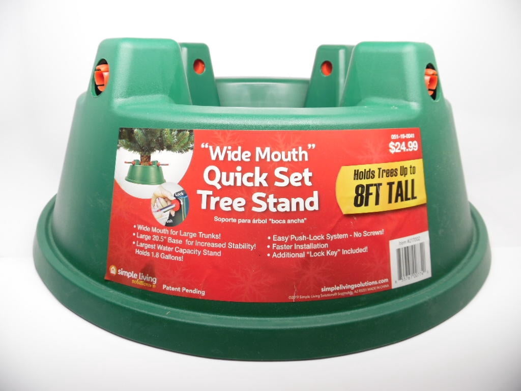 Simple Living Solutions Medium "Wide Mouth" Quick Set Christmas Tree ...