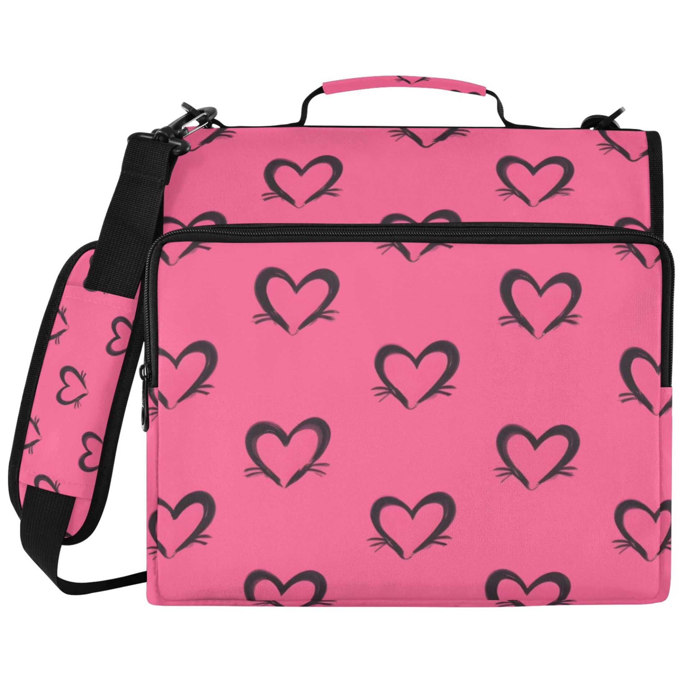 Simple Love 3 Ring Binder Bag Zipper Binder Organizer with 14 Inch ...