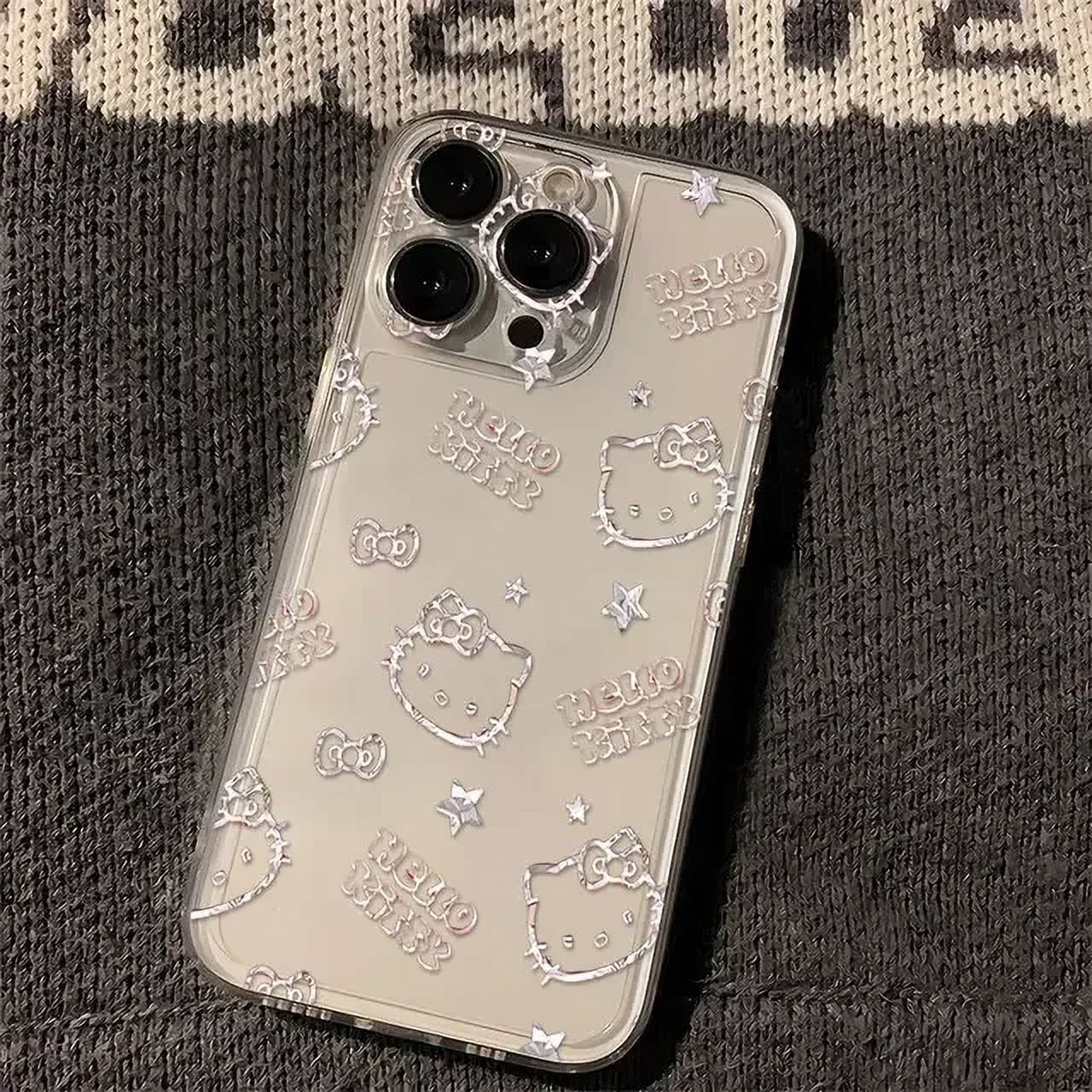 Simple Luxury Sanrio Hello Kitty Cute Phone Cases For iPhone 15 14 13 ...