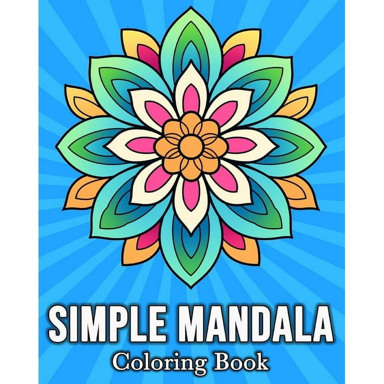 coloring pages mandala simple