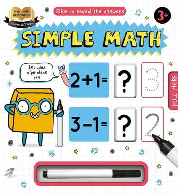 Pre-Owned Help with Homework: Simple Math-Wipe-Clean Workbook Includes ...
