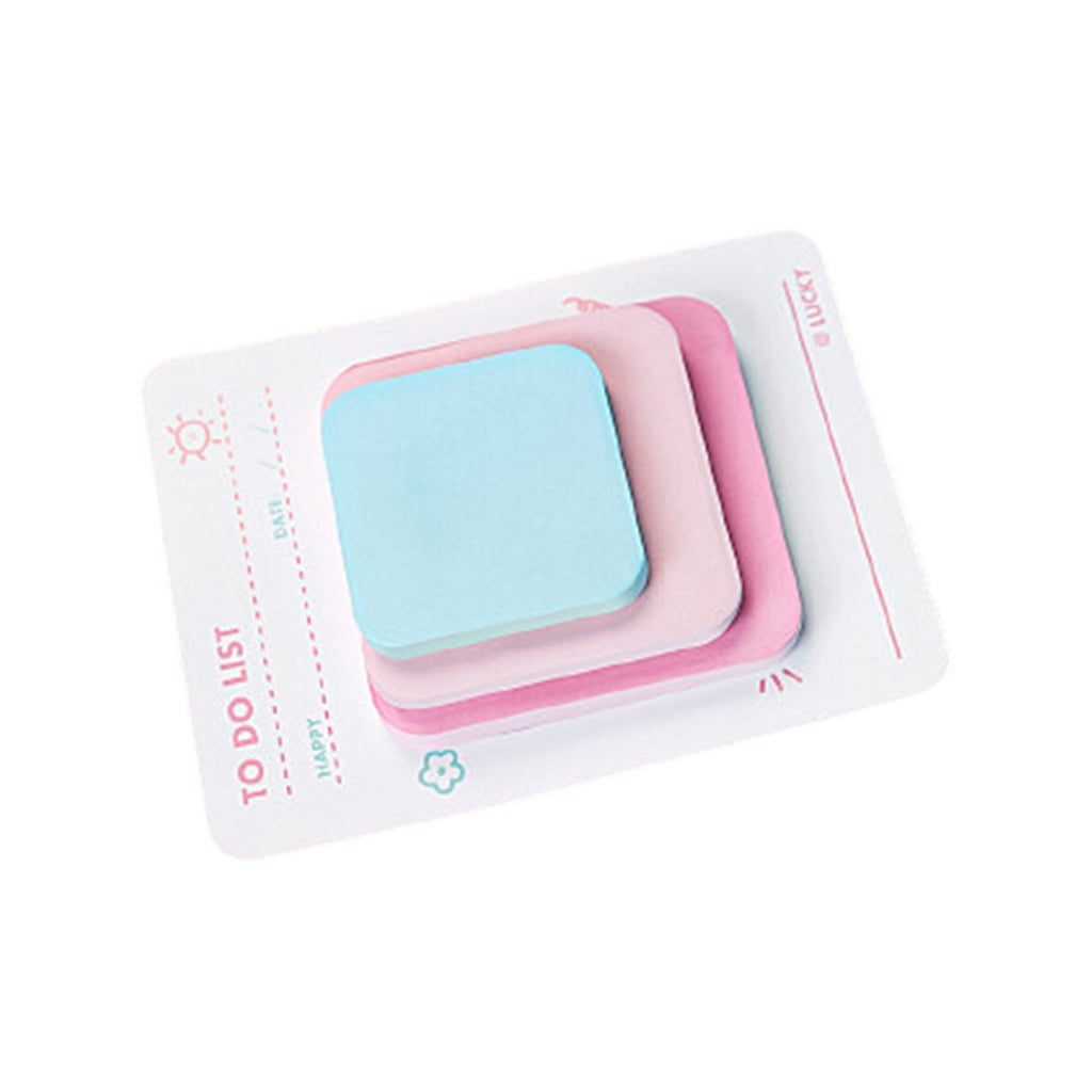Simple Memos Pad Sticky Pad Aesthetic Note Pad Lovely Sticky Note Gift - Walmart.com