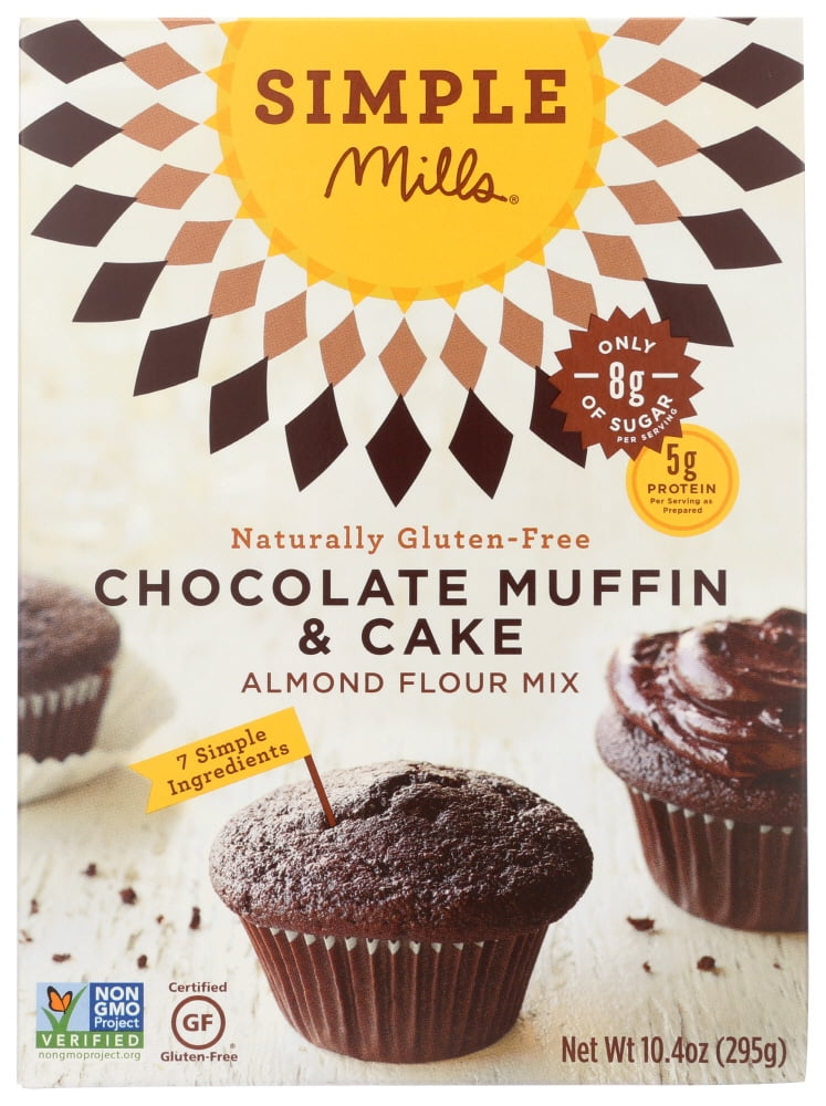 Simple Mills Almond Flour Chocolate Muffin and Cake Mix, Gluten-Free ...