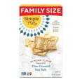Simple Mills Almond Flour OIF8 Crackers, Family Size, Fine Ground Sea ...