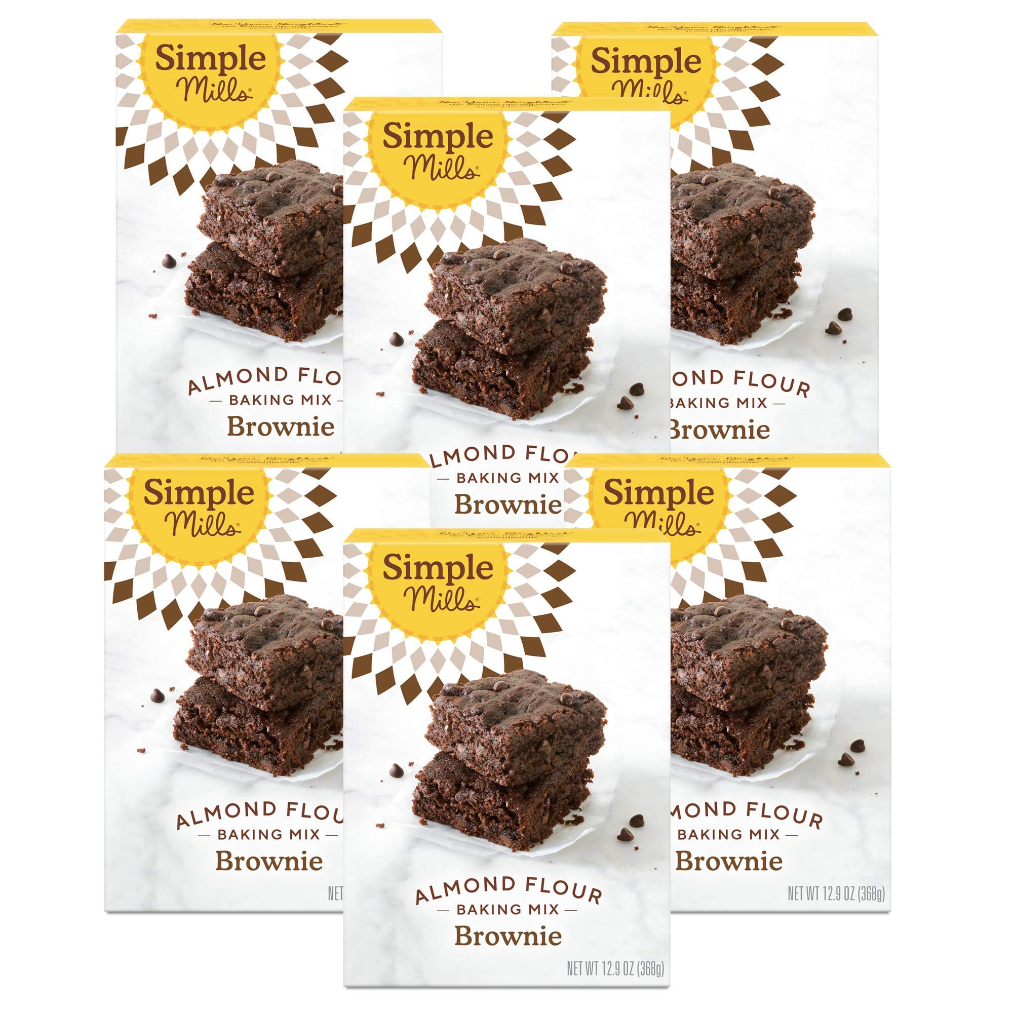 Simple Mills Chocolate Brownie Baking Mix, Made Of Almond Flour, Gluten ...