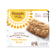 Simple Mills Soft Baked Almond Flour Bars, Nutty Banana Bread, Gluten ...