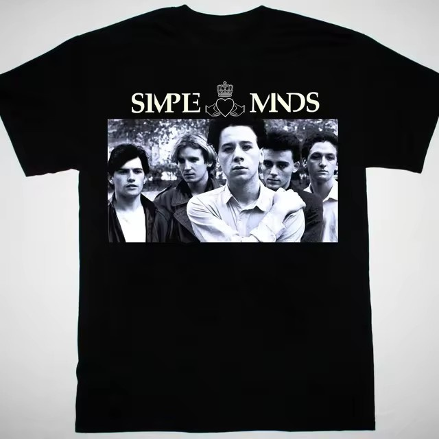 Simple Minds band Poster Men T-shirt Unisex Black All Sizes LT251 ...