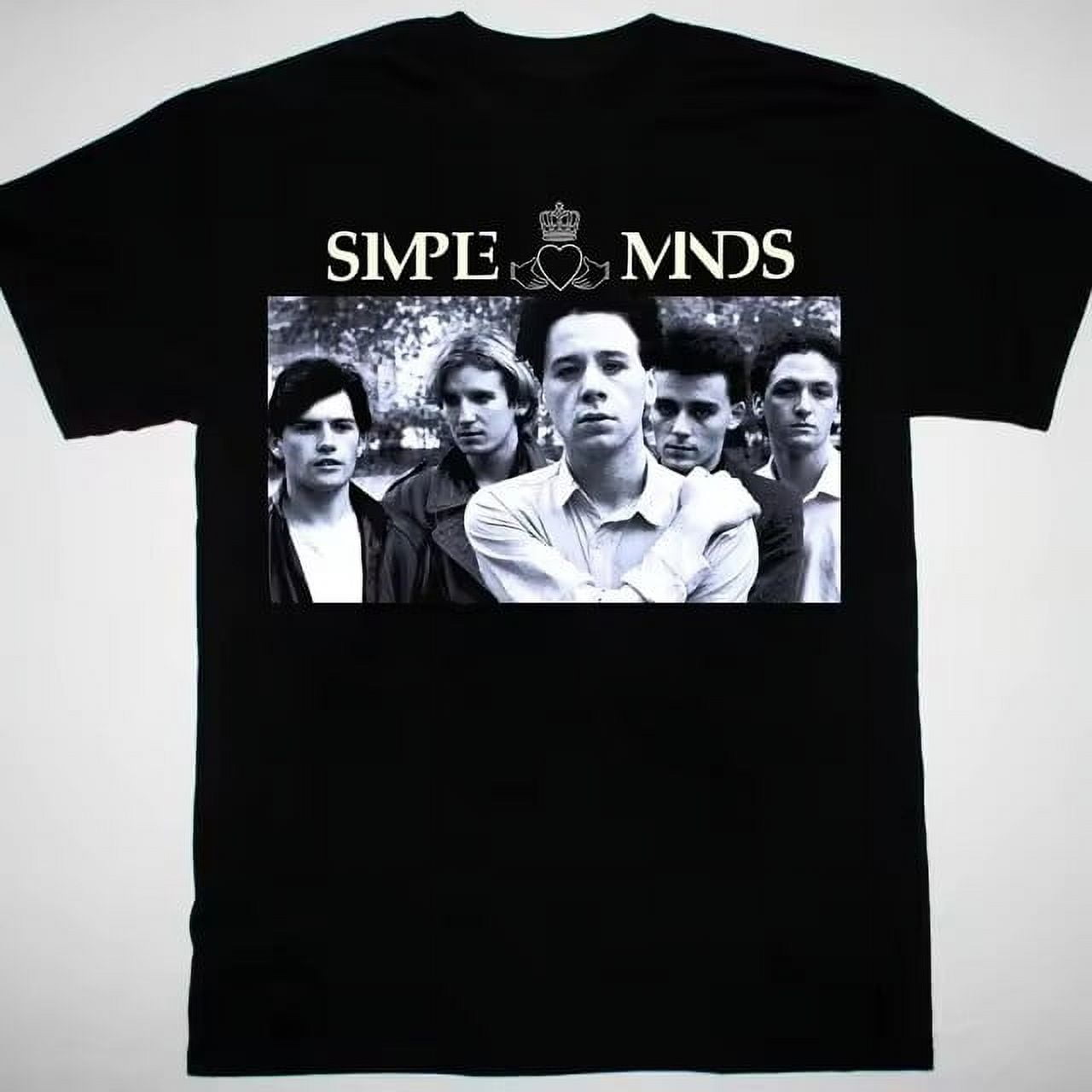 Simple Minds band Poster Men T-shirt Unisex Black All Sizes - Walmart.com