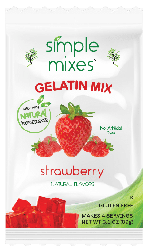 Simple Mixes Natural Strawberry Gelatin Mix - Walmart.com