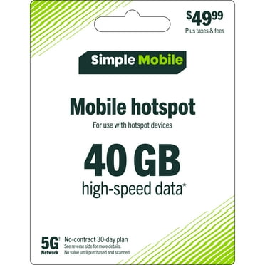 Straight Talk $50 Mobile Hotspot & BYOT Wireless Internet Connection ...