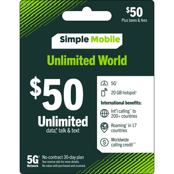 Simple Mobile Phones & Plans in Shop by Carrier - Walmart.com