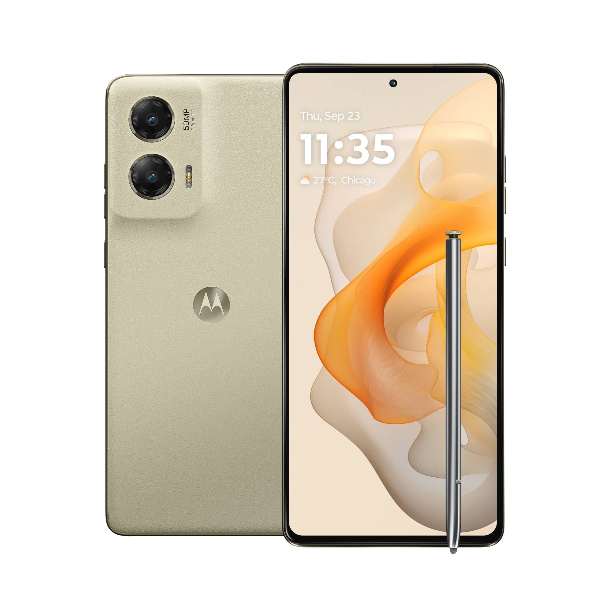 Simple Mobile Motorola Moto g Stylus 5G (2024), 128GB, Beige - Prepaid ...