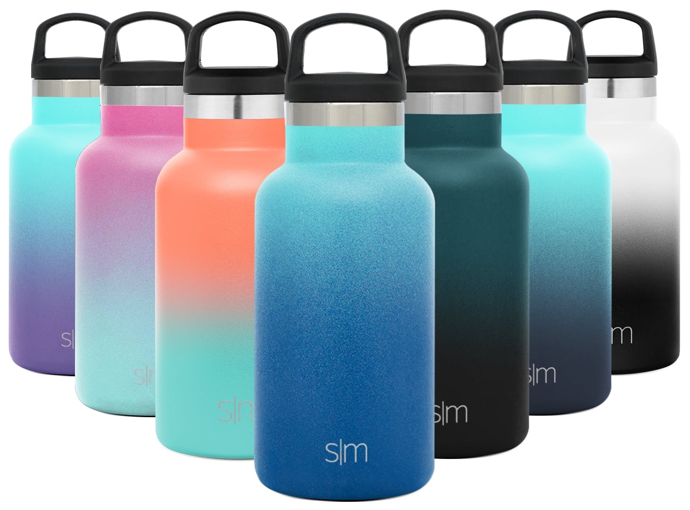 Simple Modern 12 Oz. Ascent Water Bottle - Stainless Steel Hydro with ...