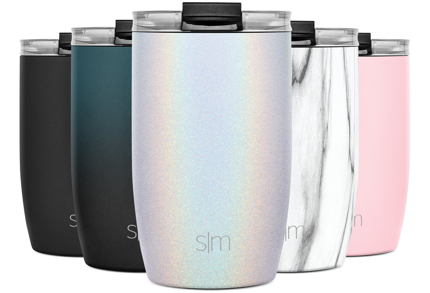 Simple Modern 12oz Voyager Travel Mug Tumbler w/ Clear Flip Lid & Straw ...