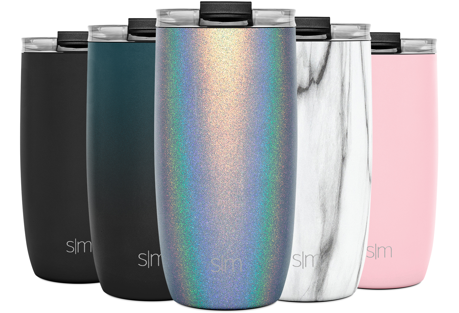 Simple Modern 16oz. Voyager Travel Mug Tumbler with Clear Flip Lid ...