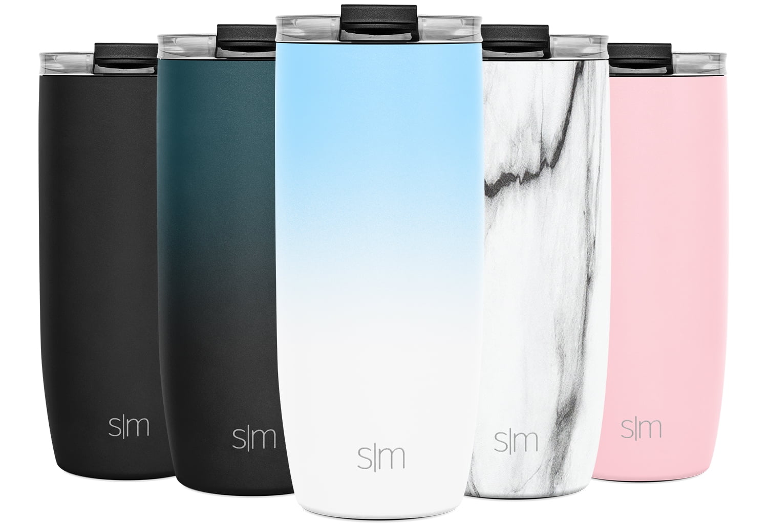 Simple Modern 20oz Voyager Travel Mug Tumbler with Clear Flip Lid ...