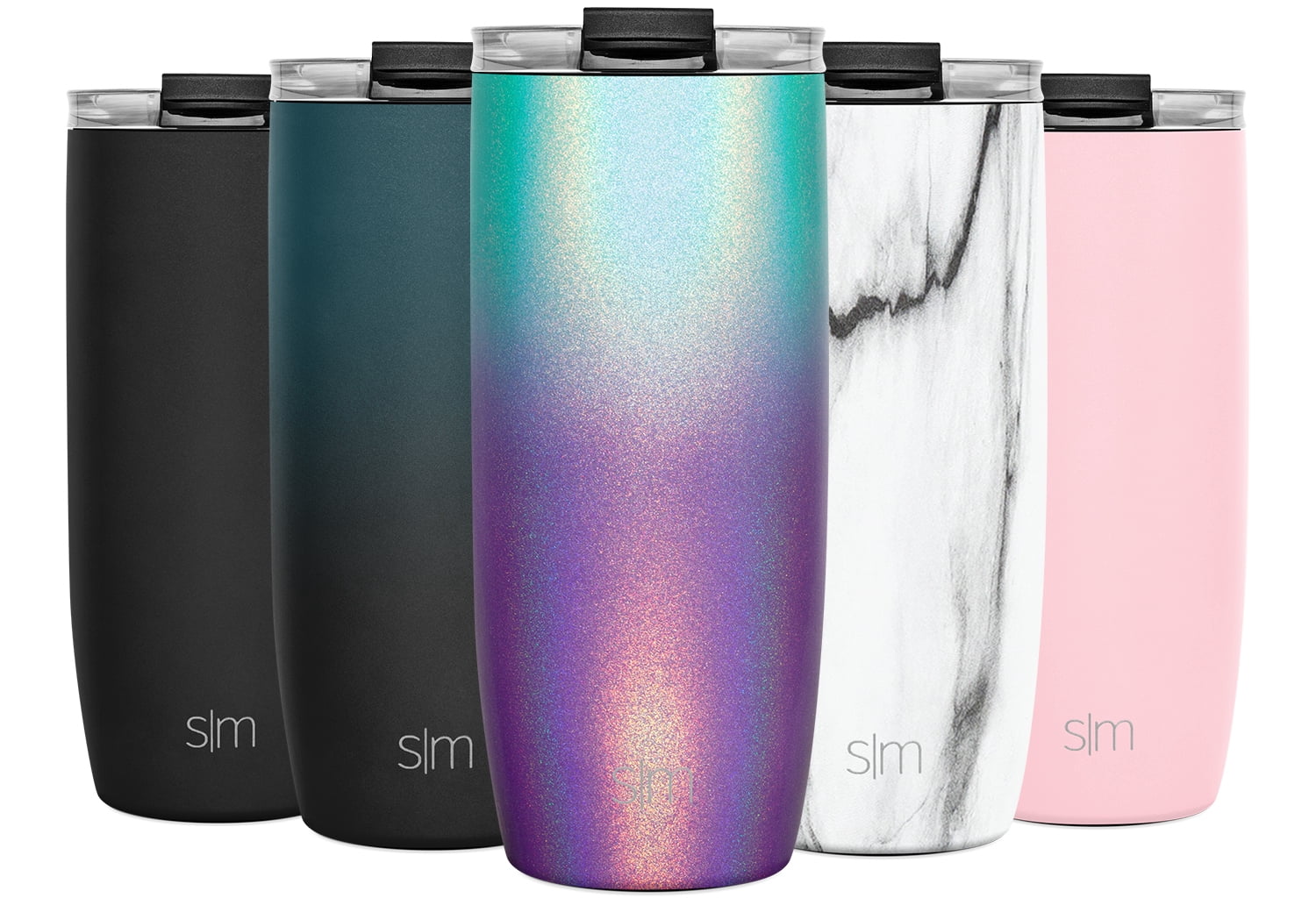 Simple Modern 20oz Voyager Travel Mug Tumbler with Clear Flip Lid ...