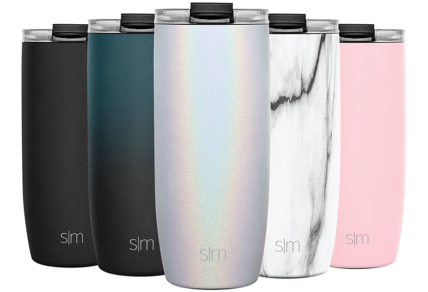 Simple Modern 20oz. Voyager Travel Mug Tumbler with Clear Flip Lid ...