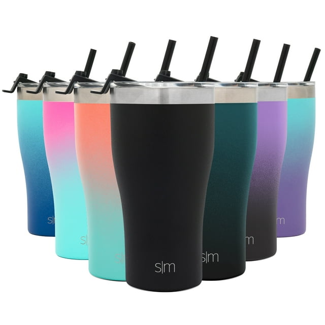 Simple Modern 22oz. Slim Cruiser Tumbler with Straw and Closing Lid ...