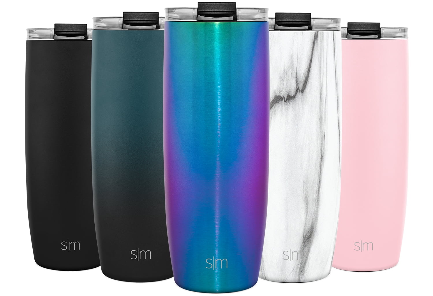 Simple Modern 24oz Voyager Travel Mug Tumbler w/ Clear Flip Lid & Straw ...