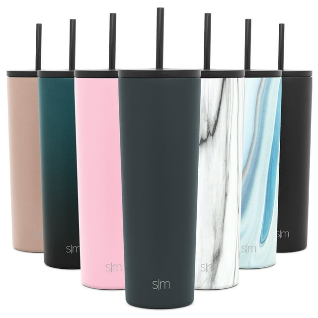 Simple Modern 28oz. Classic Tumbler with Straw Lid & Flip Lid - Travel ...