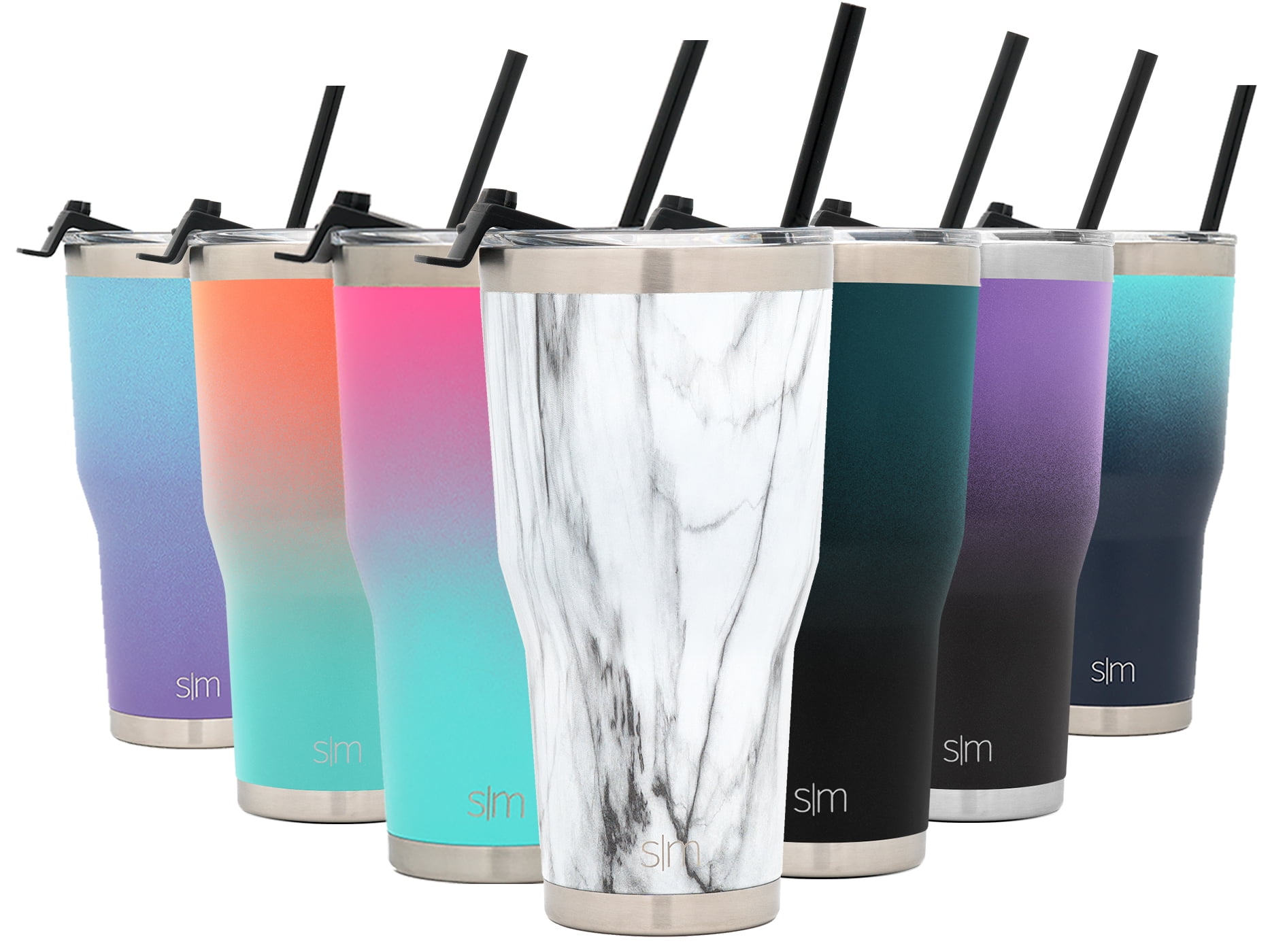 Simple Modern 30oz Cruiser Tumbler with Straw & Closing Lid Travel Mug ...