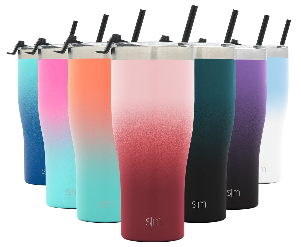 Simple Modern 32 oz Slim Cruiser Tumbler with Straw and Closing Lid ...