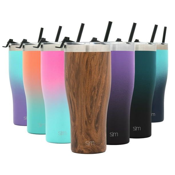 Simple Modern 32oz Slim Cruiser Tumbler with Straw & Closing Lid Travel ...
