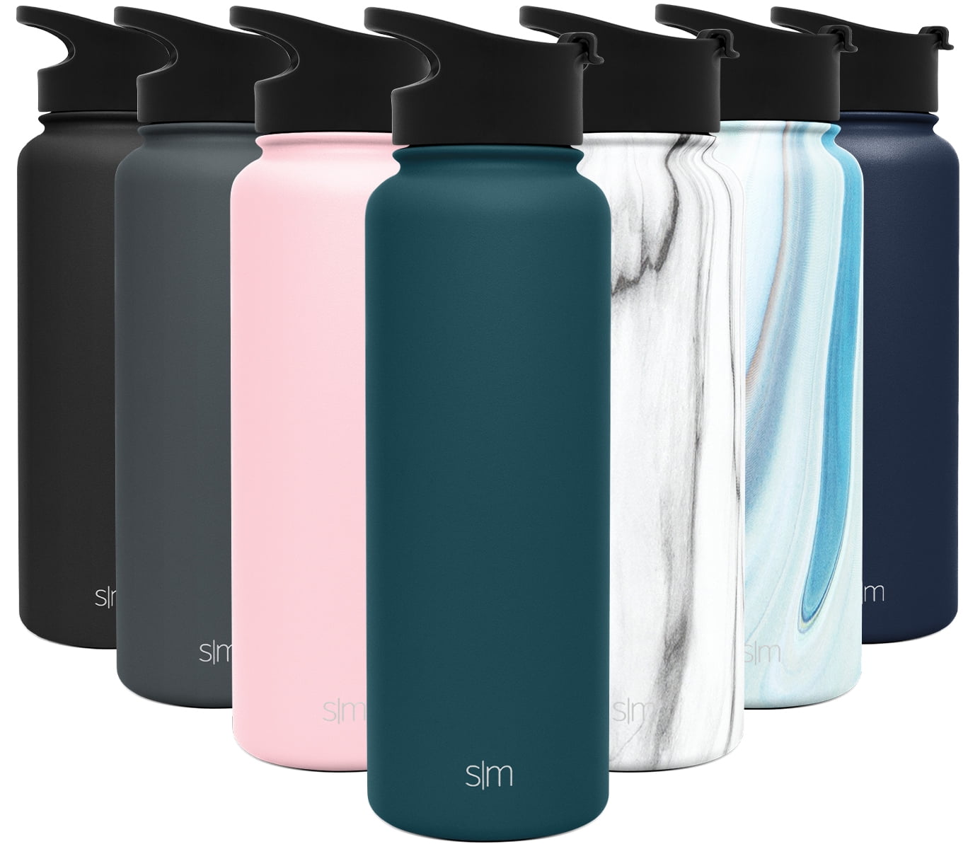 Simple Modern 40 Oz. Summit Water Bottle - Stainless Steel Tumbler ...