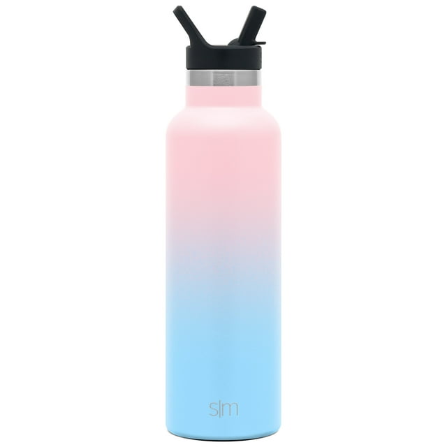 Simple Modern Ascent Water Bottle Straw Lid Vacuum Insulated Stainless ...